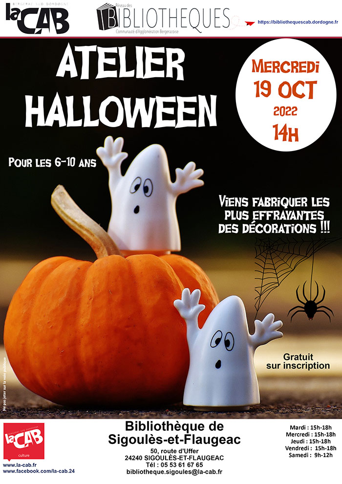 Atelier Halloween - Site Internet de la Communauté d'Agglomération ...